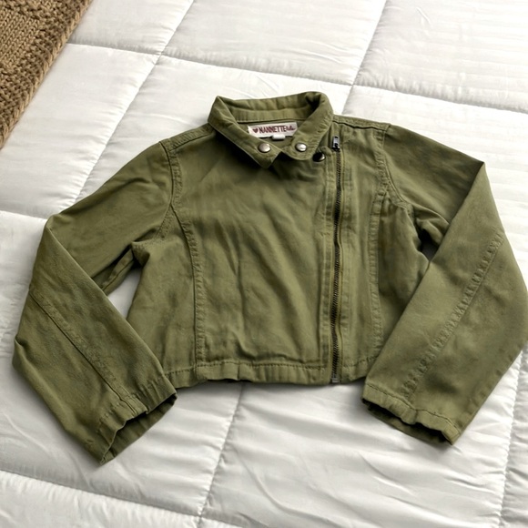 Nannette | Jackets & Coats | Nannette Green Kids Short Lightweight Girl ...